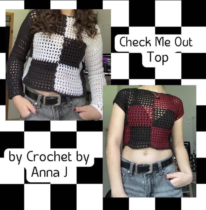 Check Me Out Top Crochet Pattern - Etsy