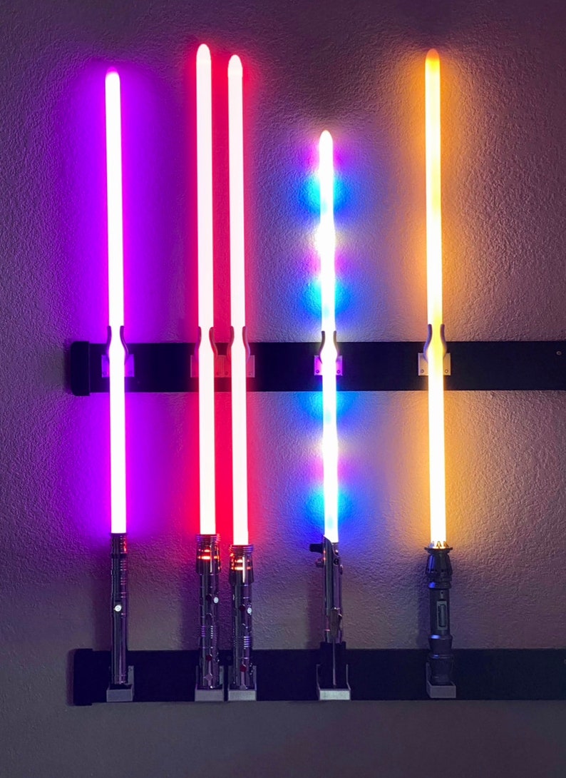 3D Files for Lightsaber Wall Mount - STL File Download and Assembly ...