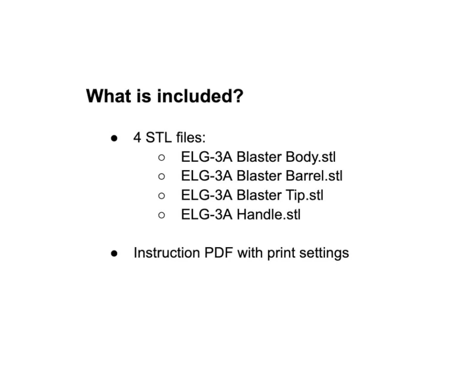 3D Files for Padme ELG-3A Blaster Star Wars Attack of the Clones STL ...