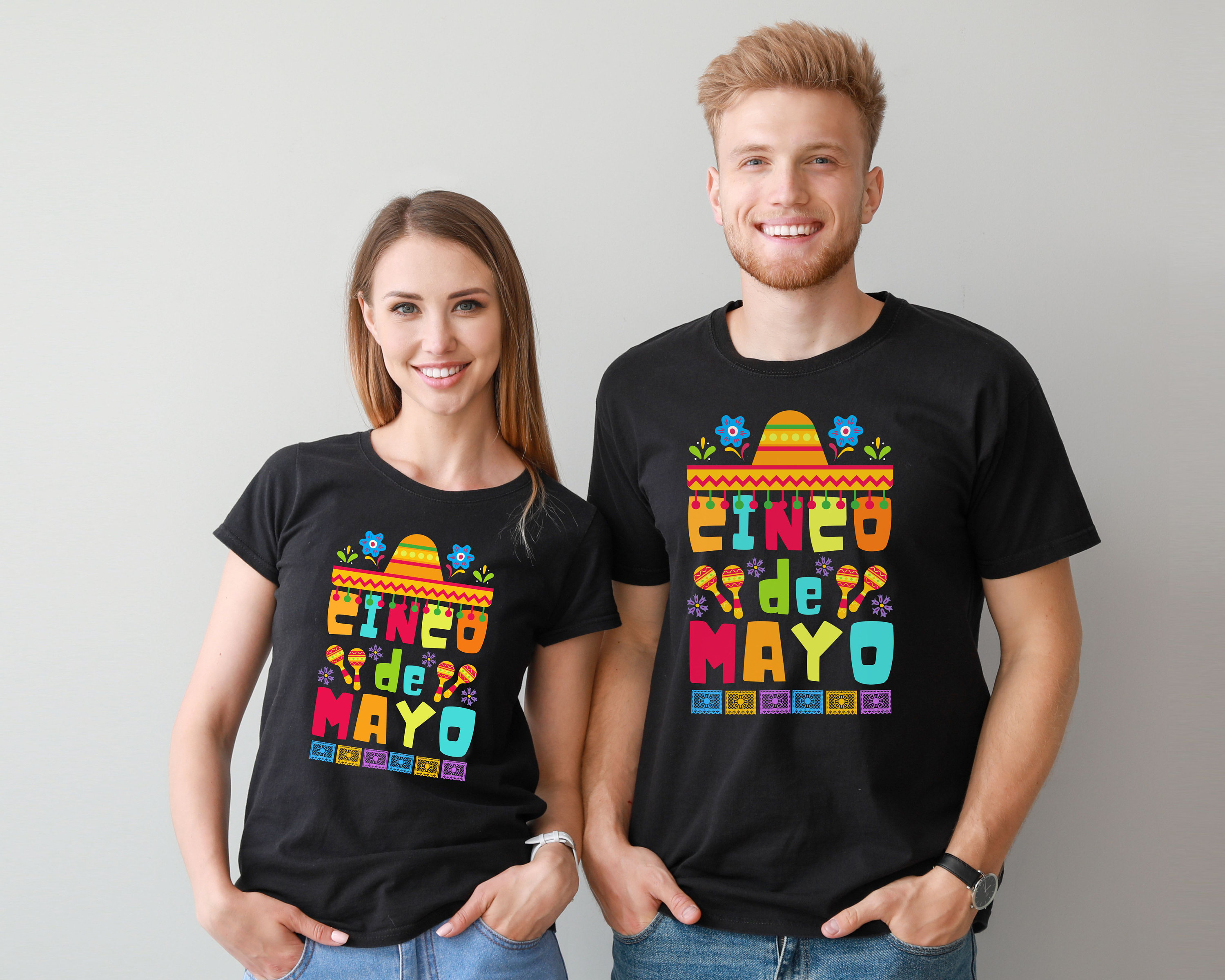 Cinco De Mayo Shirt, Mexican Fiesta 5 De Mayo T-shirt, Happy Cinco De ...