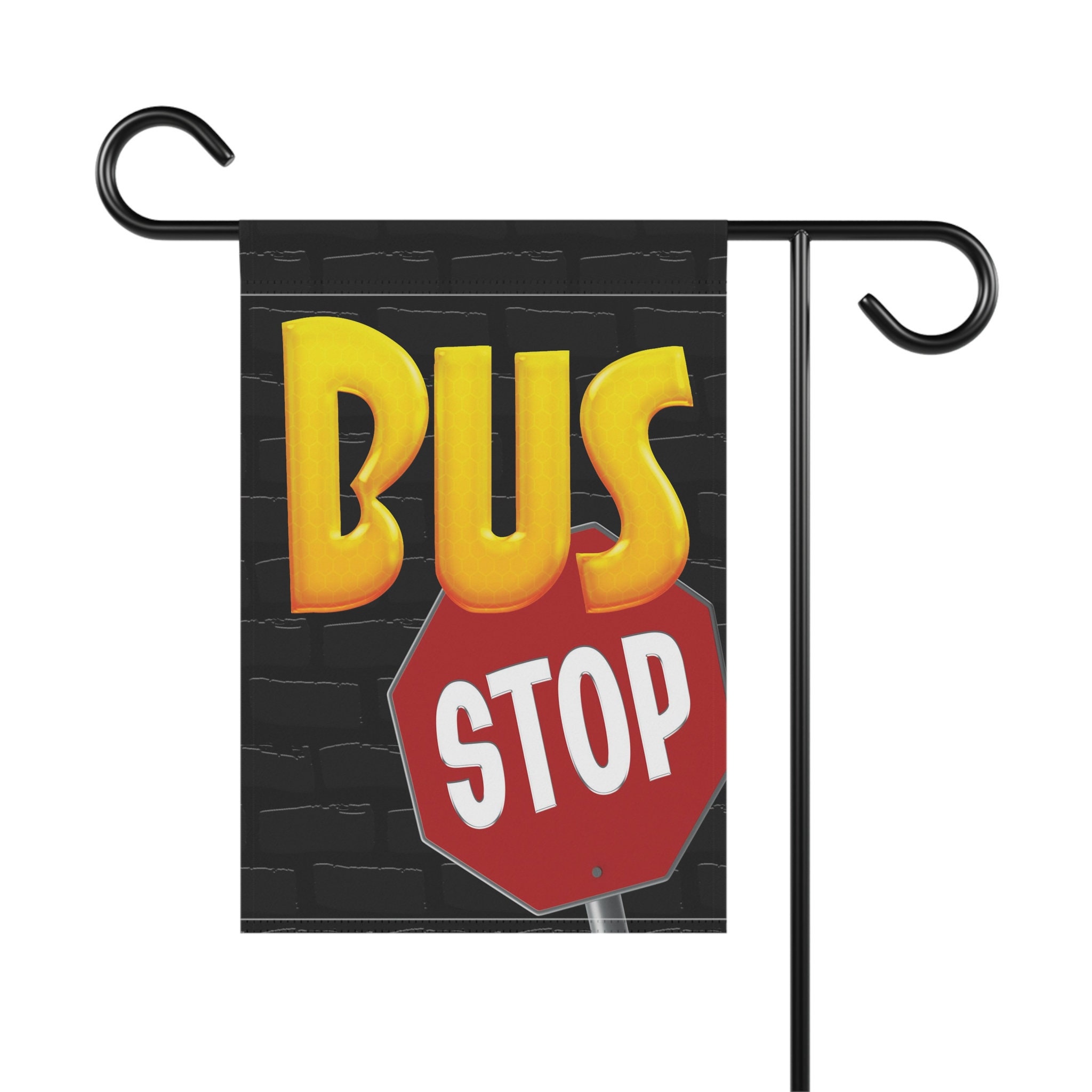 School Bus Stop Sign Garden Flag School Sign Back to School - Etsy