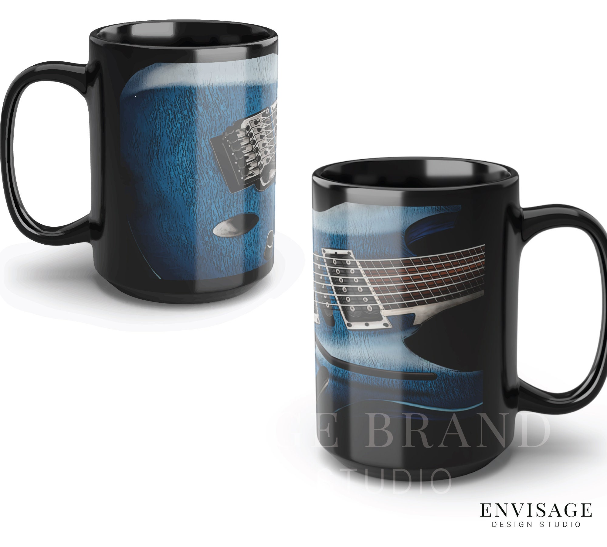 Guitar Coffee Mug, Electric Guitar, Gifts for Musicians, Guitar ...