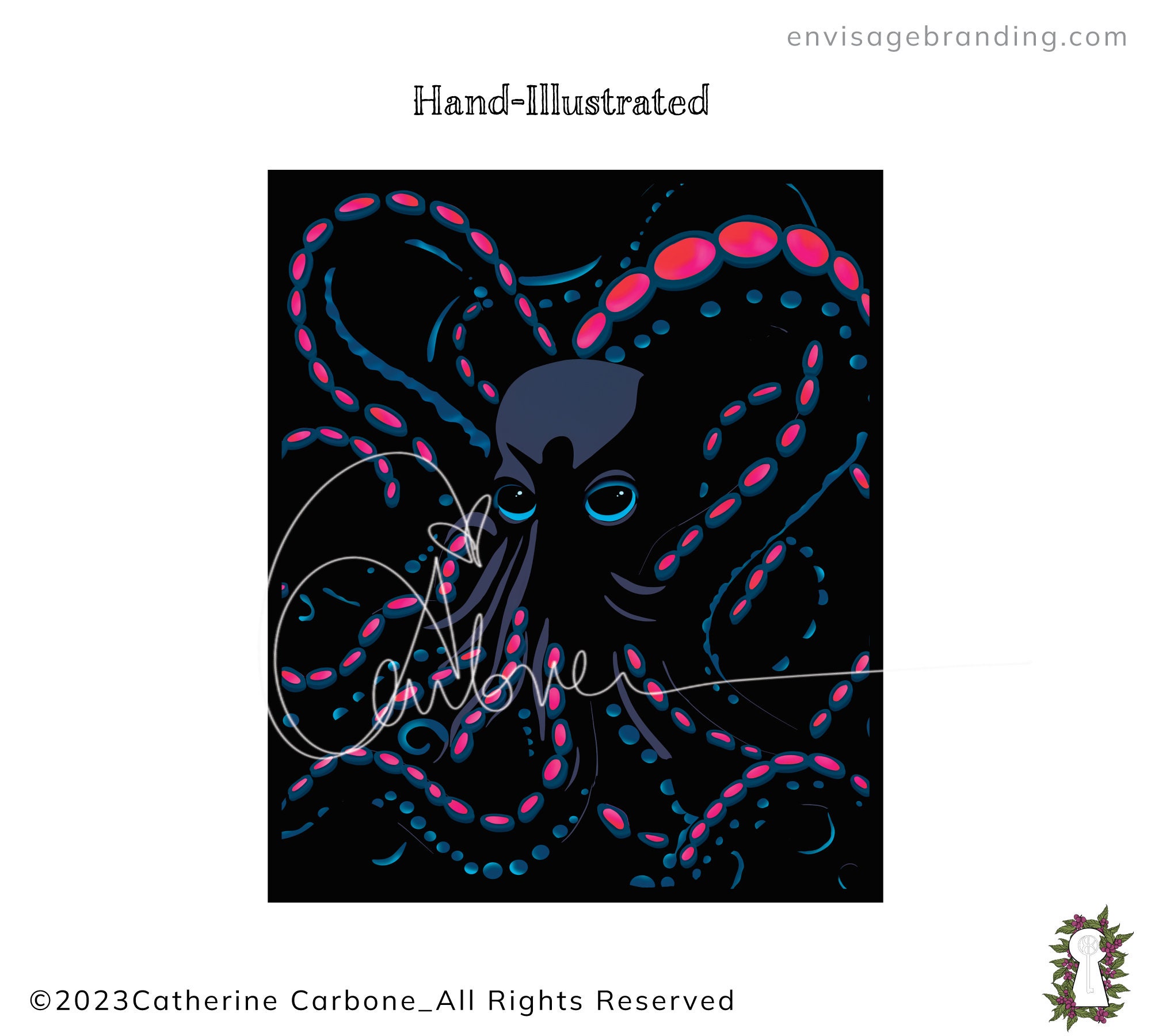 Abstract Octopus Squid Decorative Throw Blanket, Decorative Blanket ...