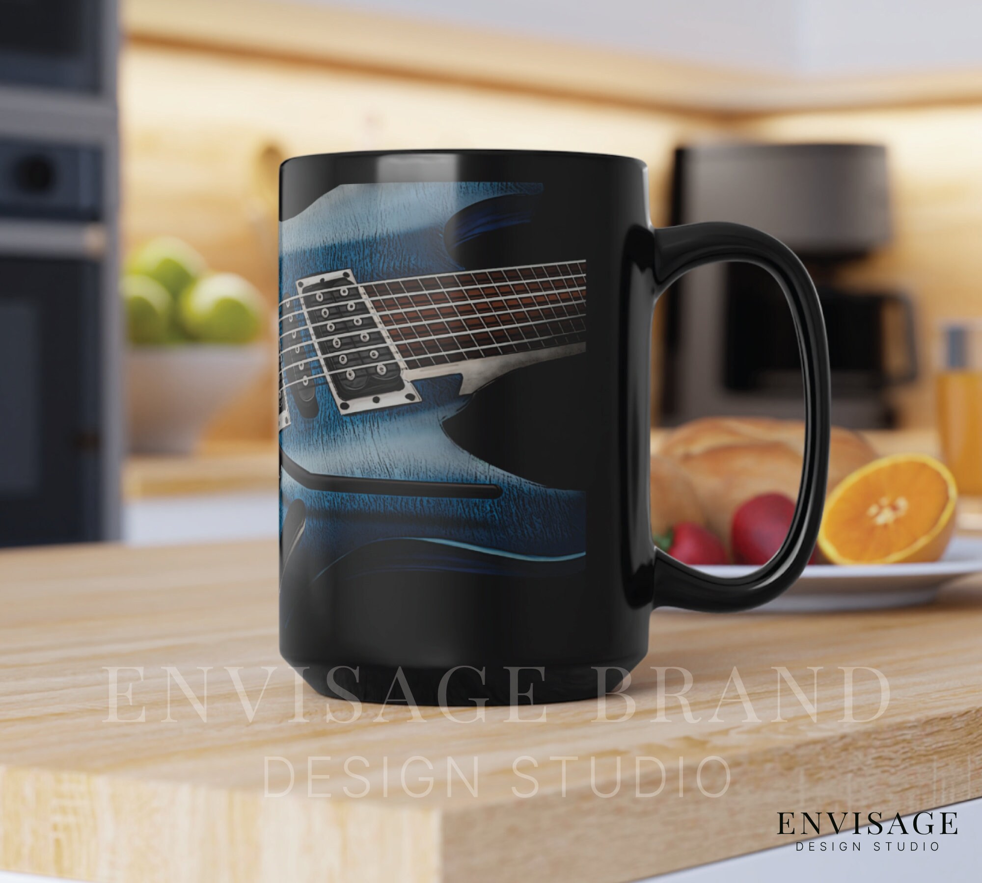 Guitar Coffee Mug, Electric Guitar, Gifts for Musicians, Guitar ...