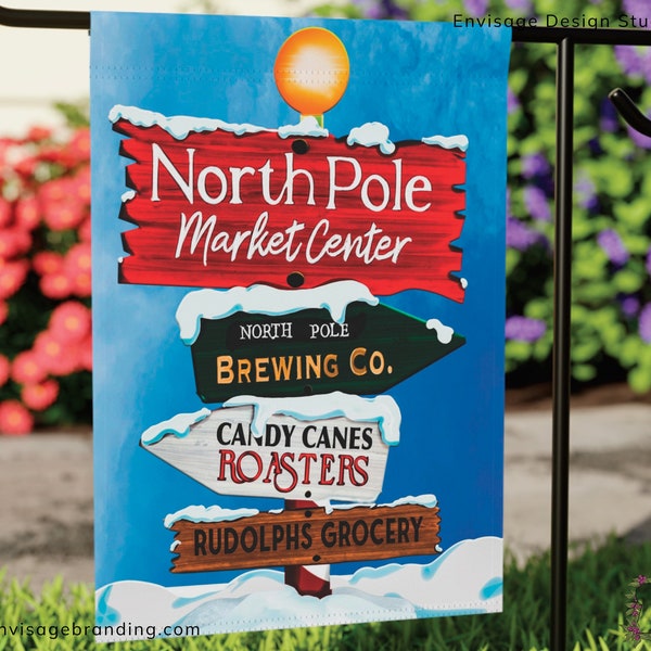 Welcome North Pole Sign - Etsy