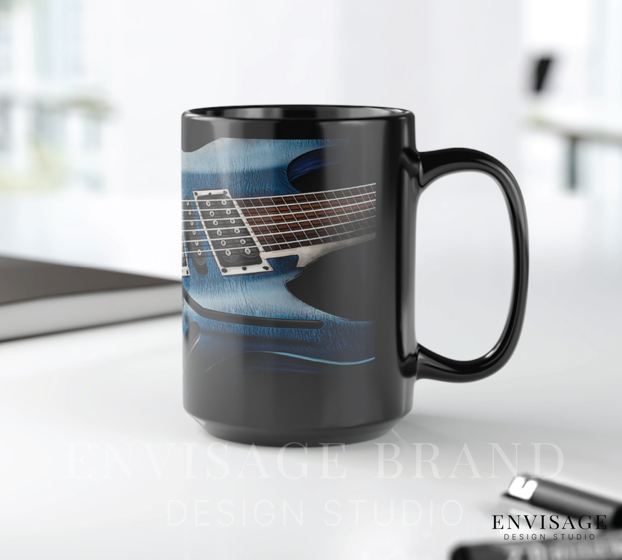 Guitar Coffee Mug, Electric Guitar, Gifts for Musicians, Guitar ...