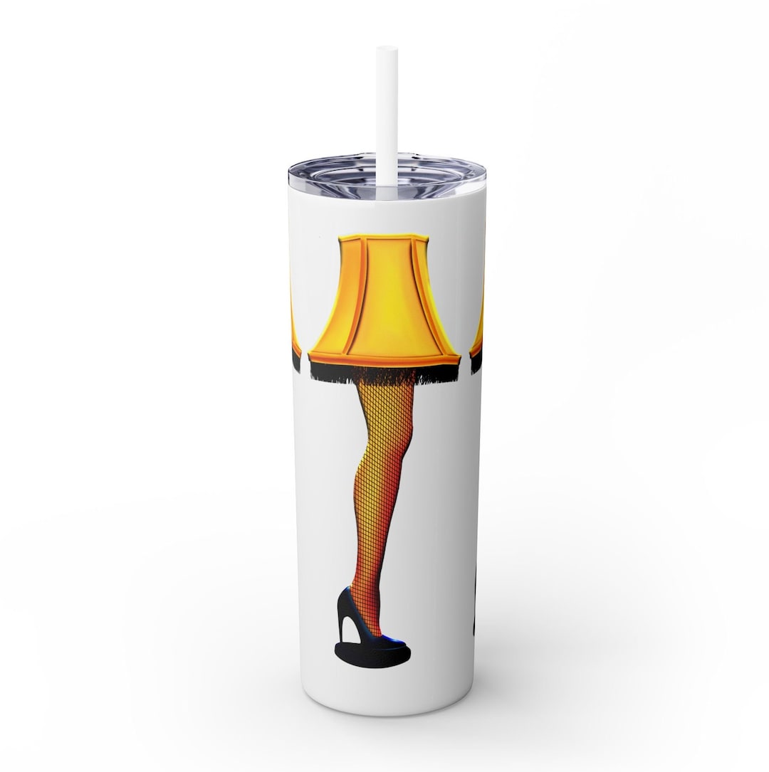 Leg Lamp Skinny Tumbler 20oz, Christmas Story Frageelay Leg Lamp Gifts ...