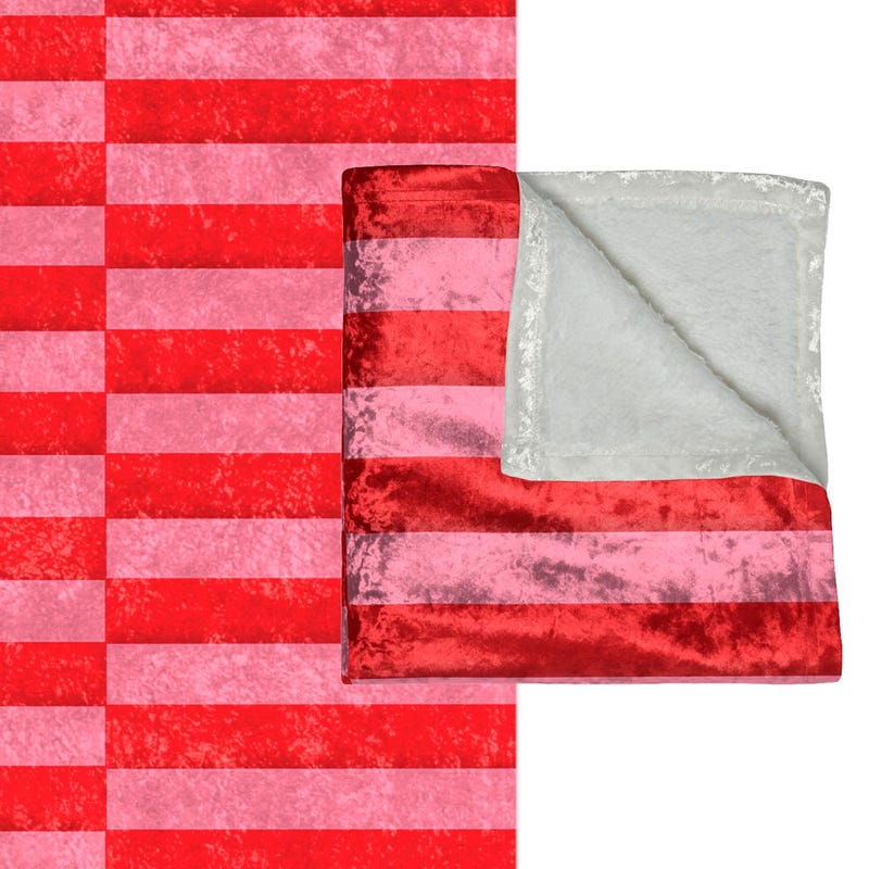 Red Throw Blanket - Etsy
