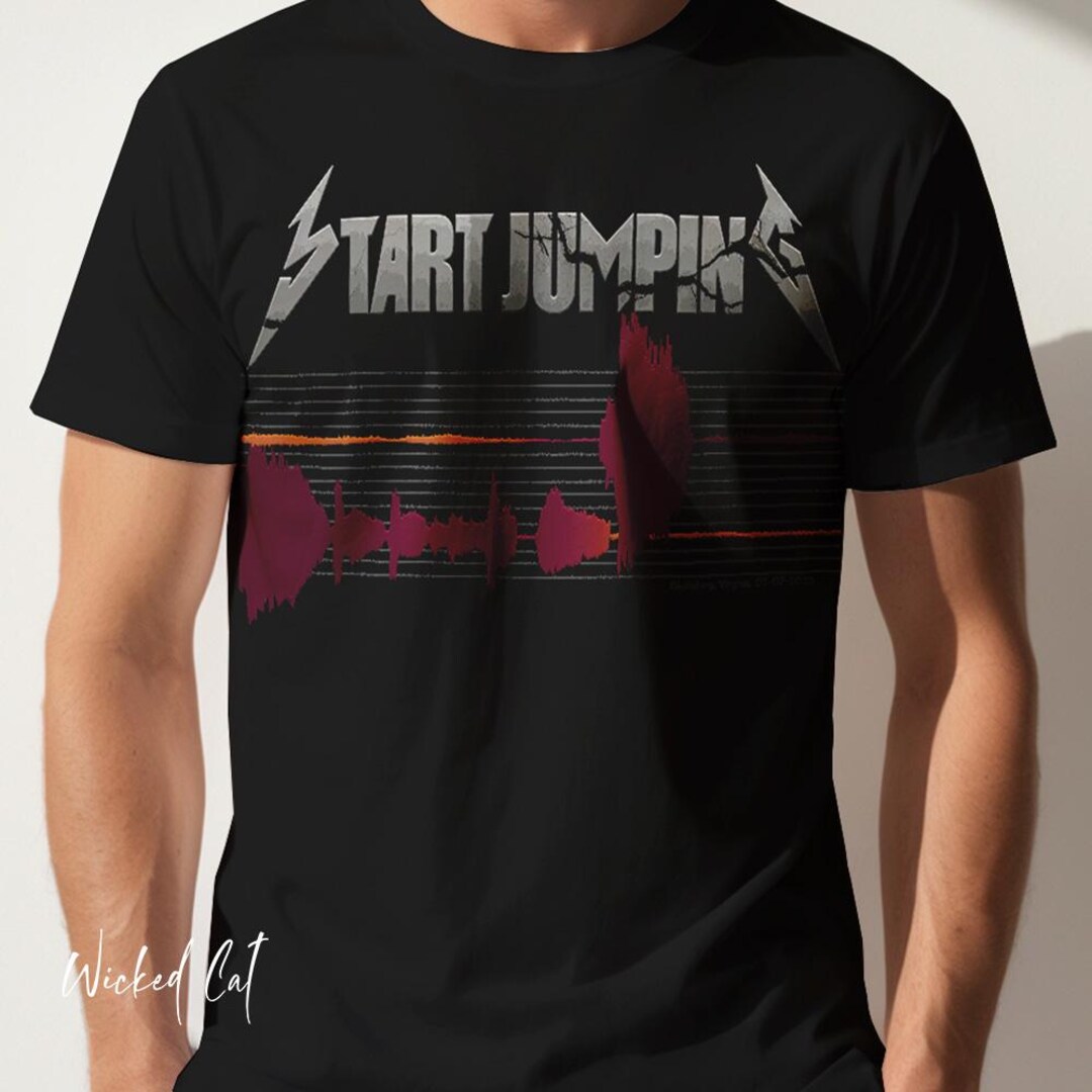 Virginia Tech Metallica Seismograph Chart T-shirt, Va Tech Hokies ...