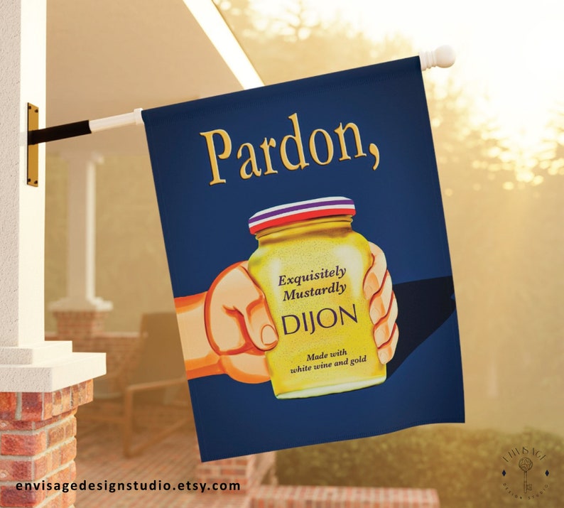 Mustard Yard Flag, House Flag, House Banner, Garden & House Banners ...