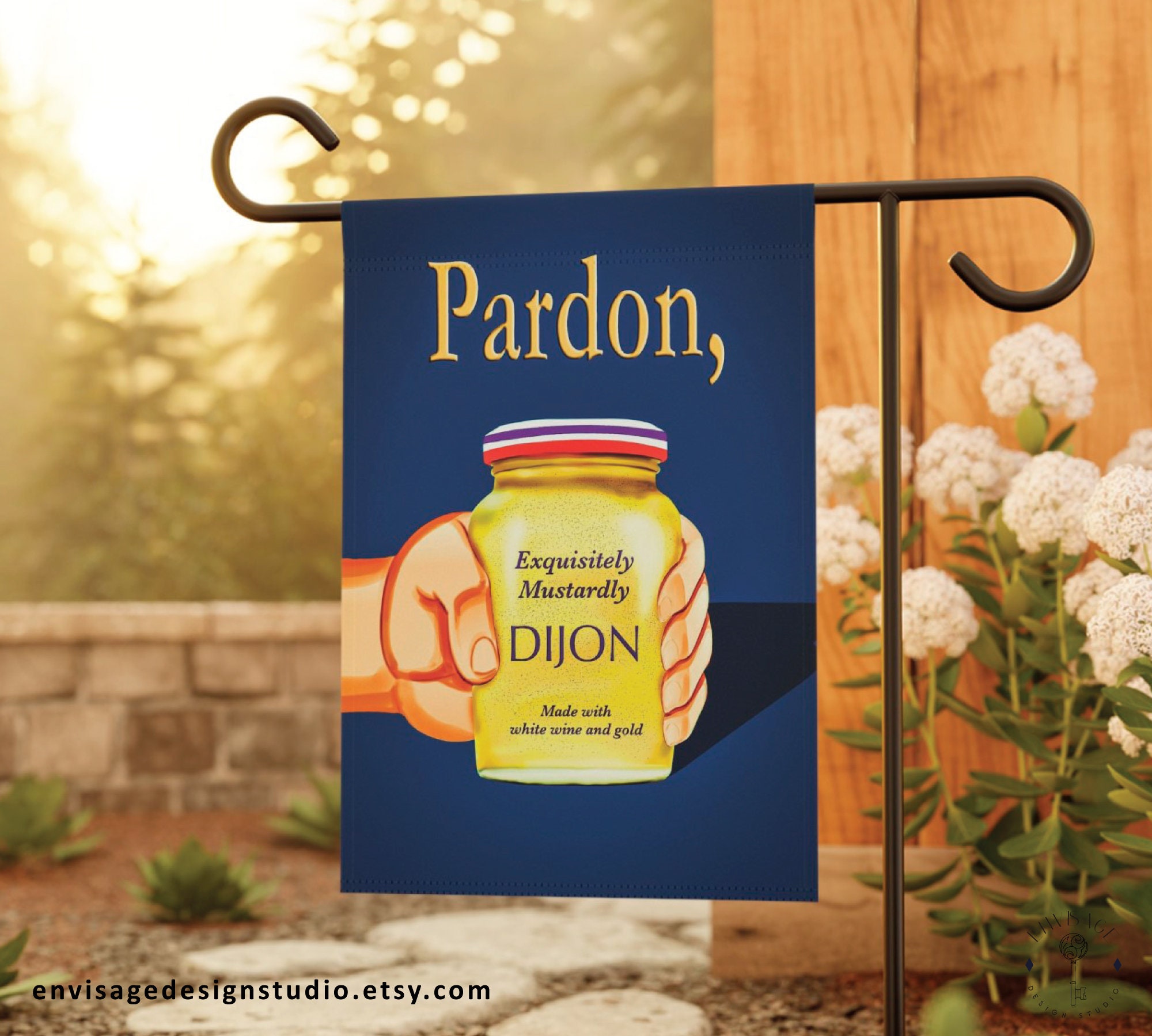 Mustard Yard Flag, House Flag, House Banner, Garden & House Banners ...