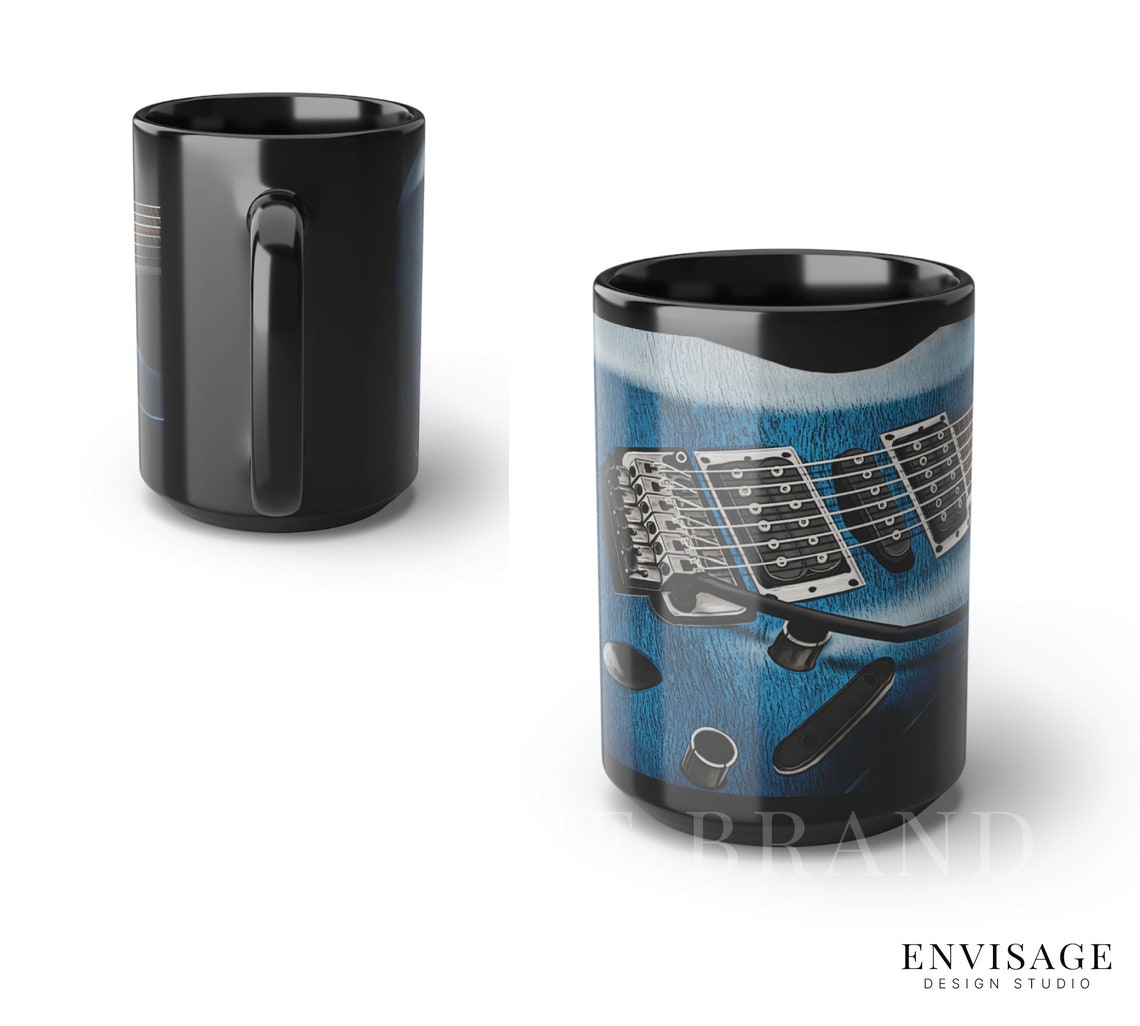 Guitar Coffee Mug, Electric Guitar, Gifts for Musicians, Guitar ...