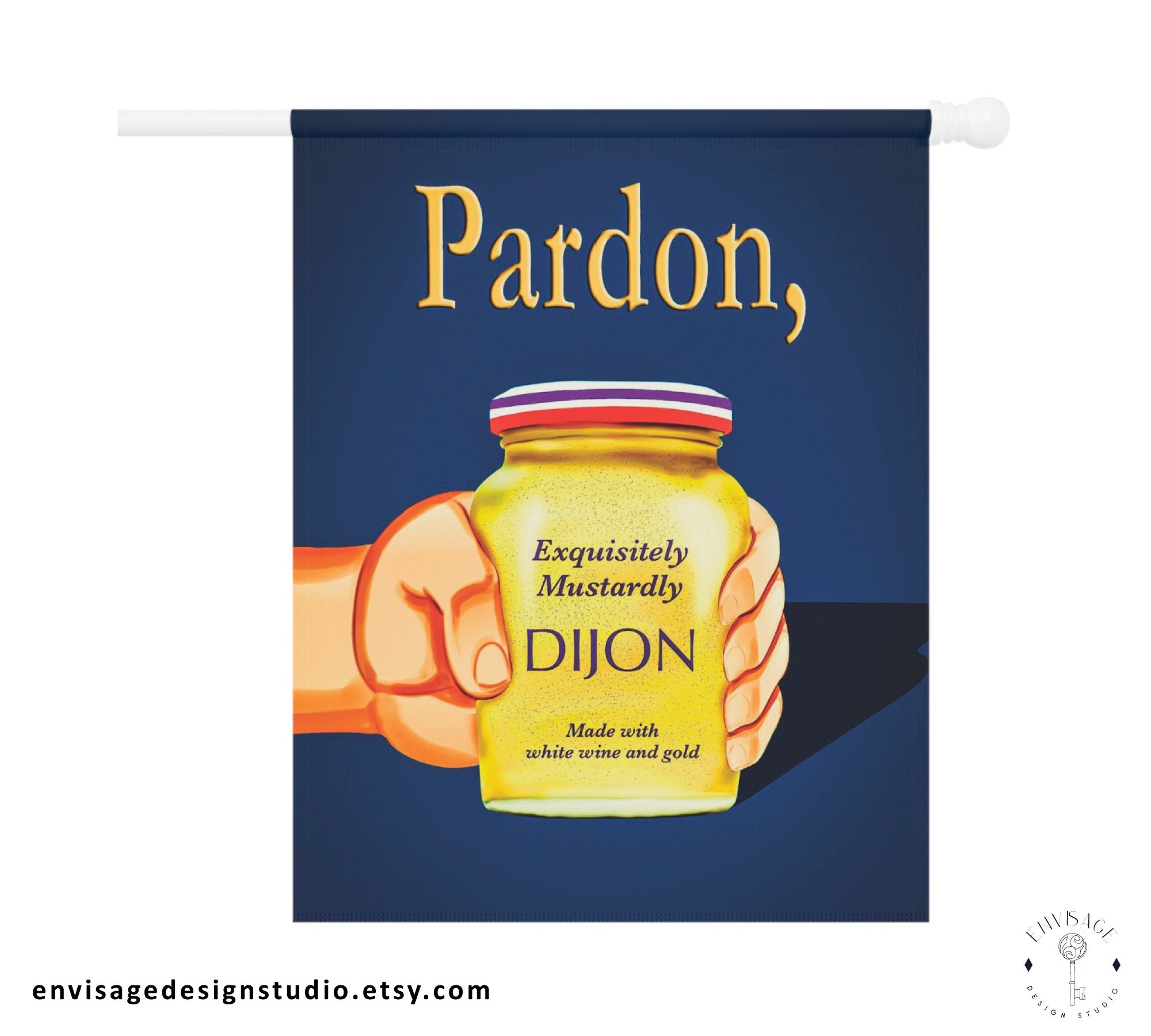 Mustard Yard Flag, House Flag, House Banner, Garden & House Banners ...