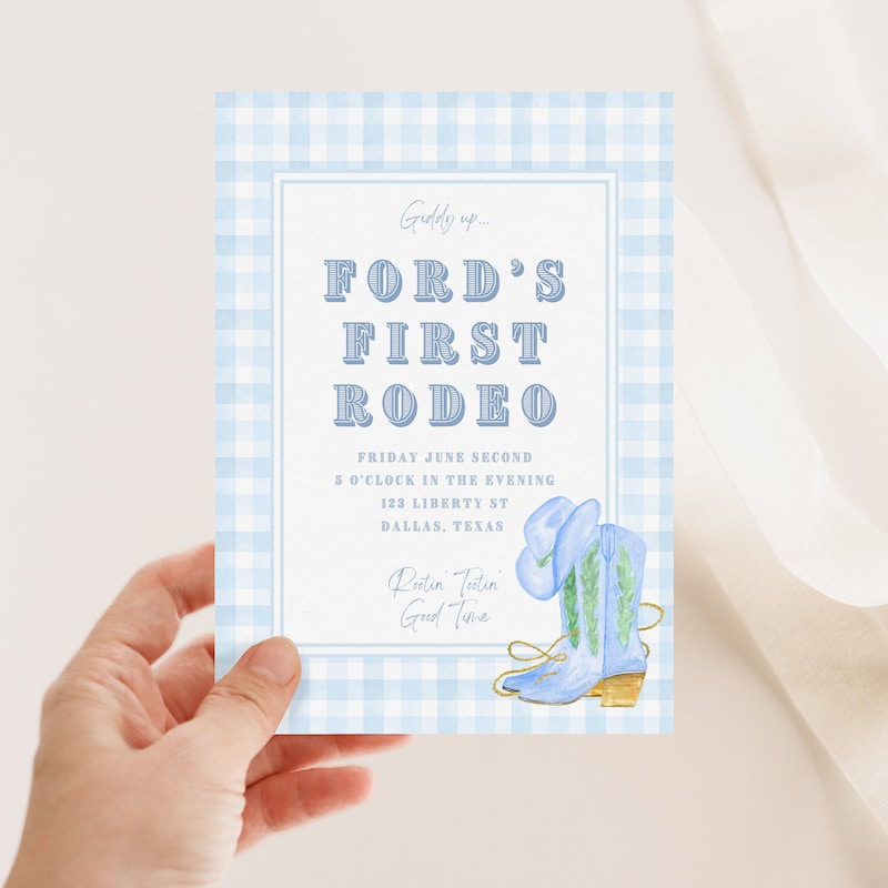 Rodeo Party Invitation - Etsy