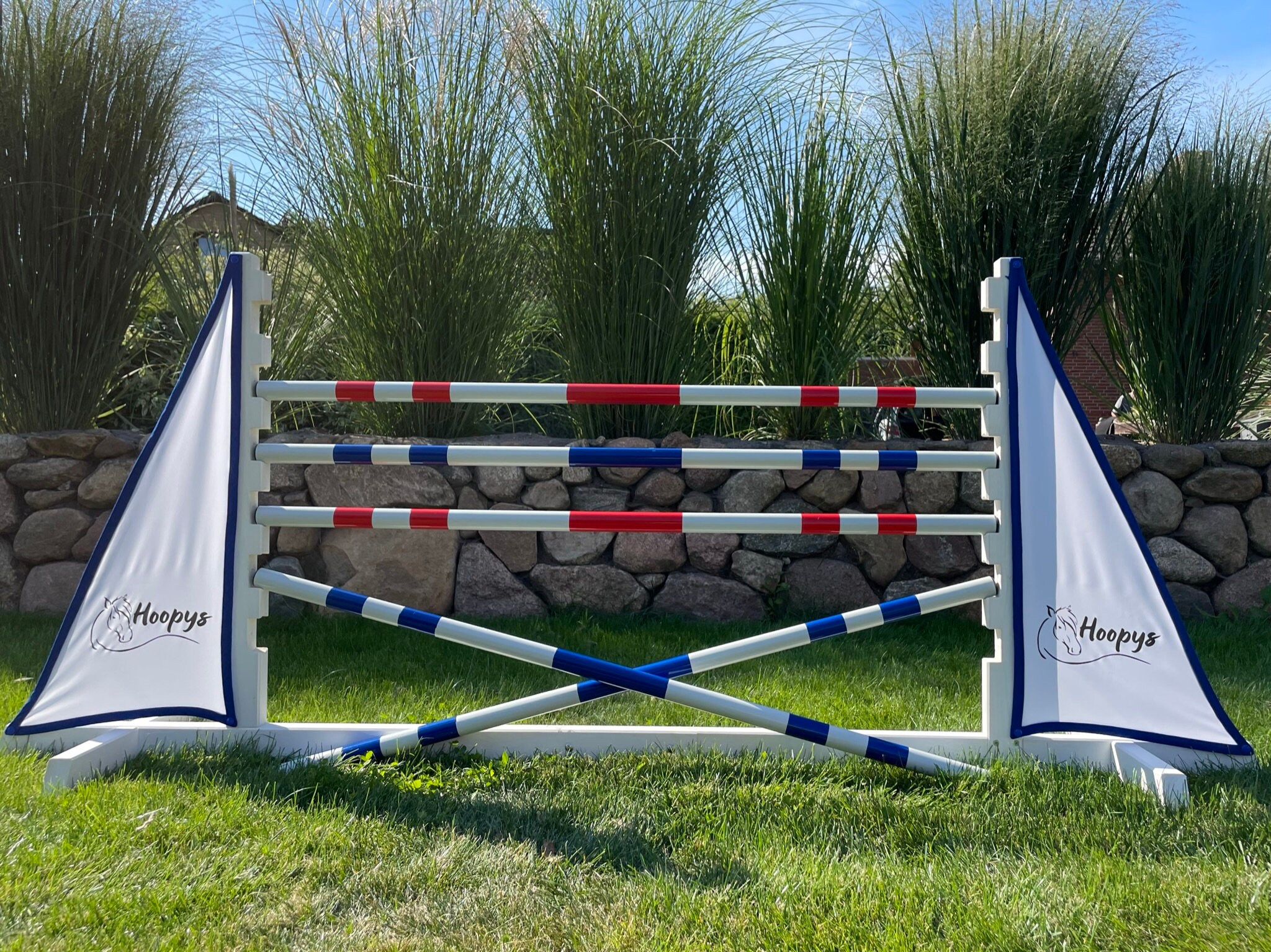 4 X Hobby Horse Jump Poles, 4 Pack Trot Poles, Obstacle Poles for Kids ...