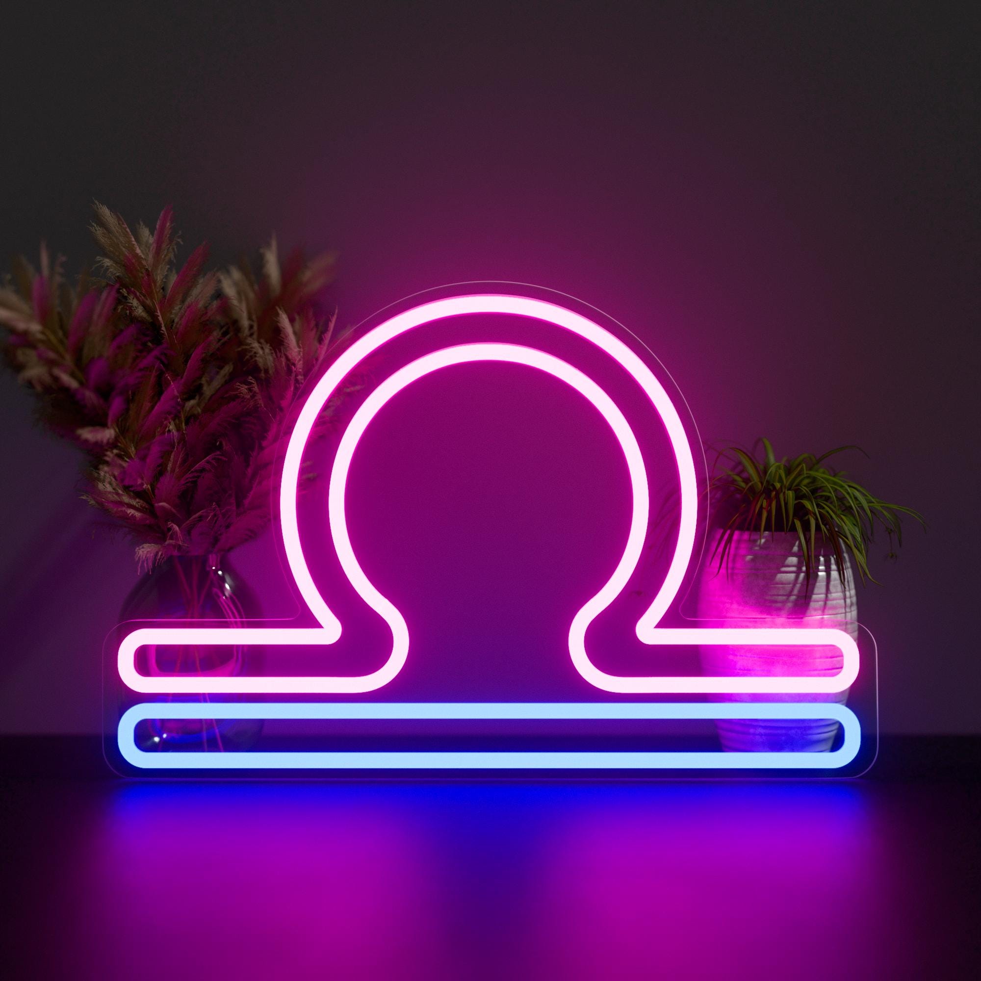 Libra LED Neon Sign - Zodiac Sign - Astrology Wall Art - Etsy