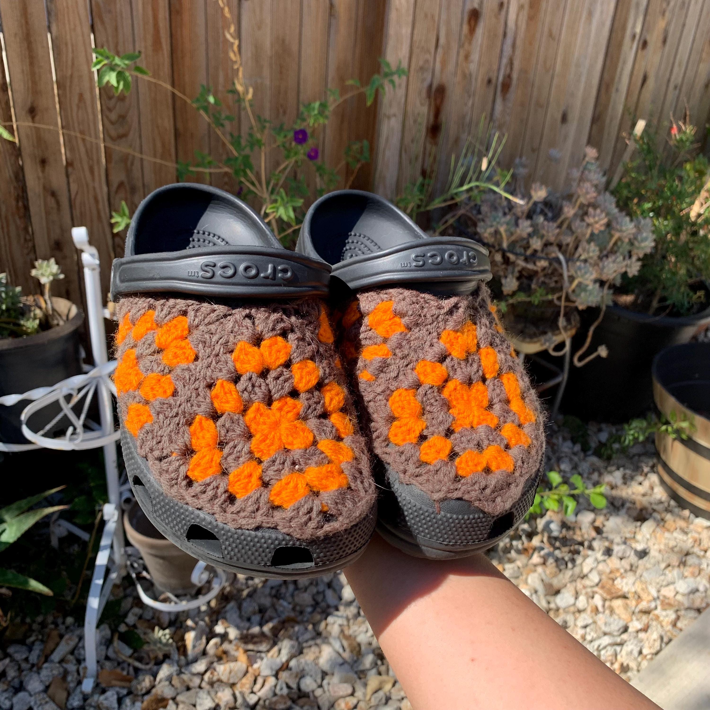 Crochet Cover Crocs - Etsy