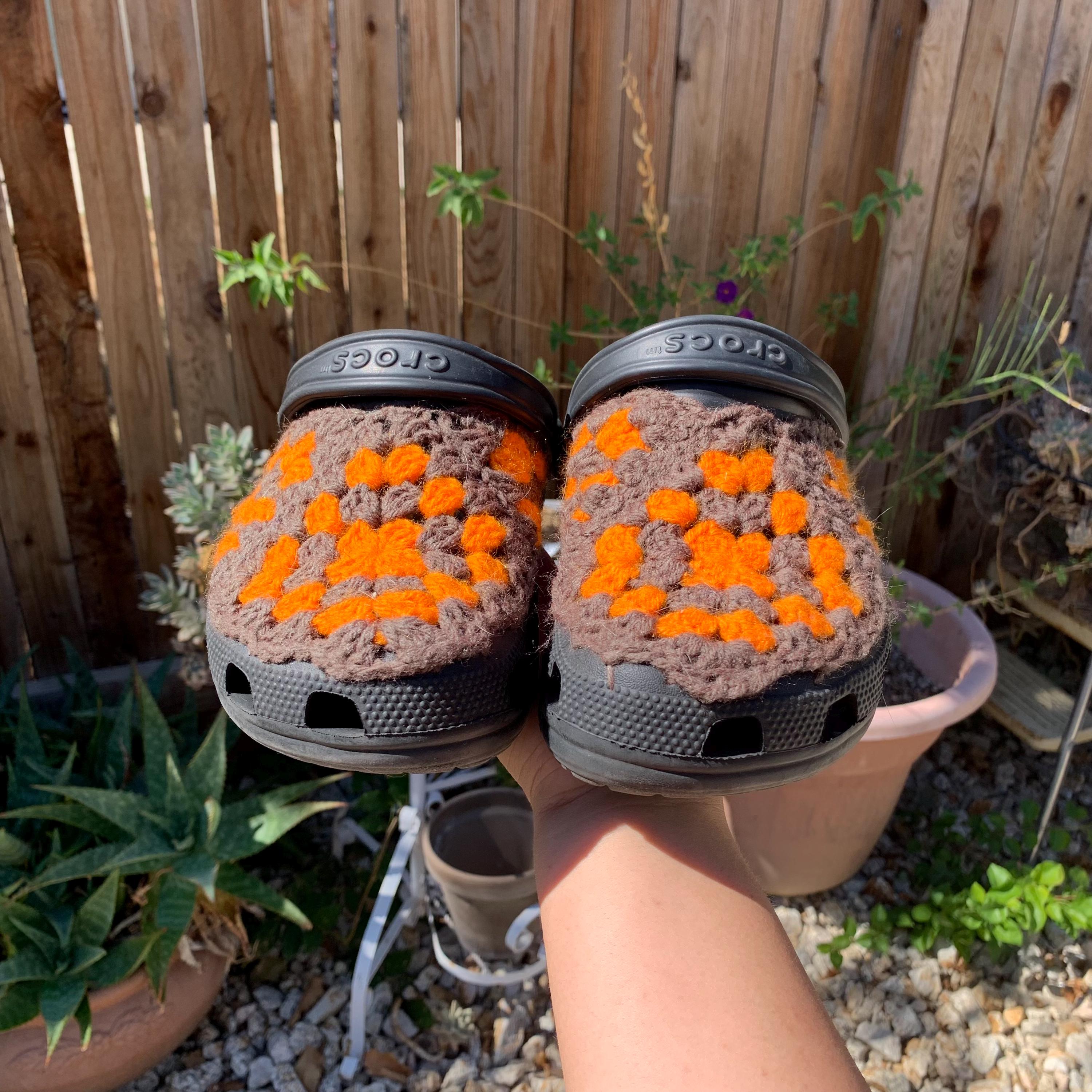 Crochet Cover Crocs - Etsy