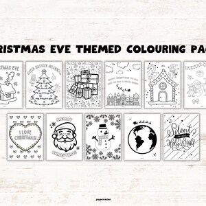 Ultimate Christmas Eve Printable Activity Book for Kids | Holiday Games ...