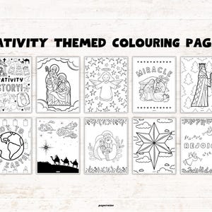Ultimate Christmas Nativity Story Printable Activity Bundle 40 Pages ...