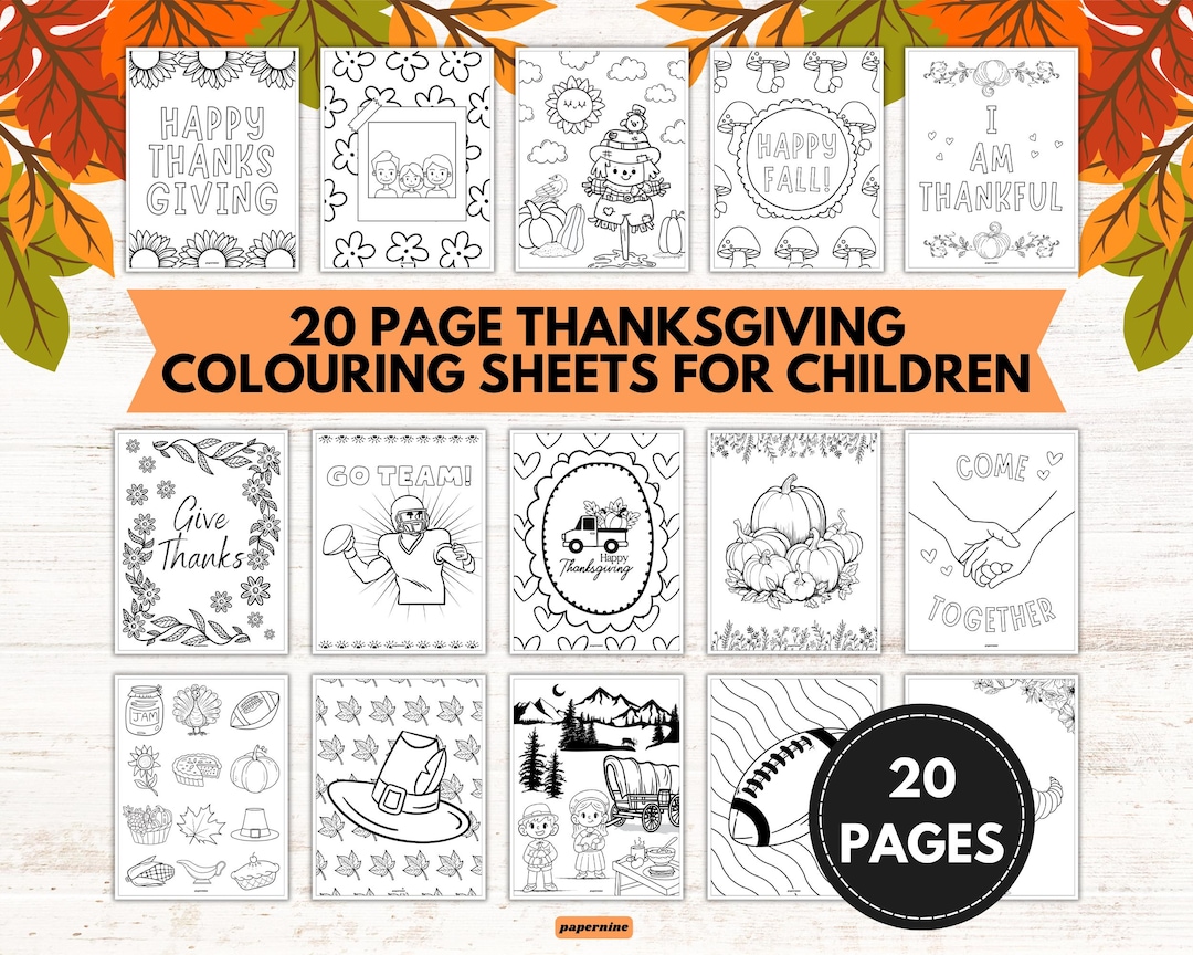Thanksgiving Printable Coloring Pages for Kids | Turkey, Pilgrims ...