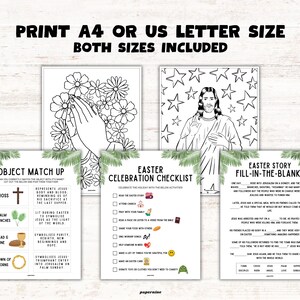 Ultimate Easter Story Printable Activity Book for Kids | Christian ...