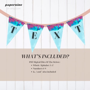 Mamma Mia Party Bunting | Printable ABBA Theme Banner Decor ...