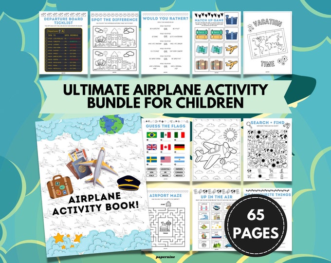 Ultimate Camping Trip Themed Printable Activity Bundle Pack for ...