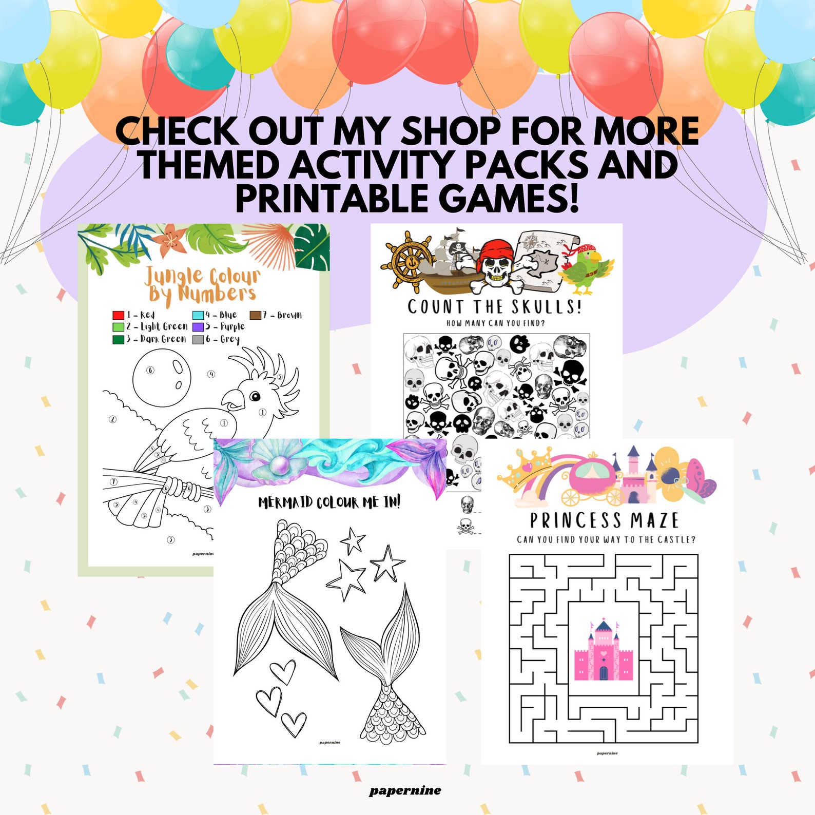 Birthday Printable Placemat Colouring Sheet Happy Birthday - Etsy