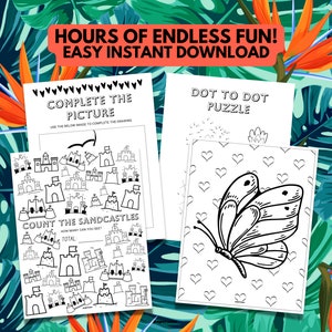 Ultimate Summer Themed Printable Activity Bundle Pack for Children 45 ...