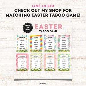Easter Family Feud Game: Fun Printable Party Activity (instant Download ...