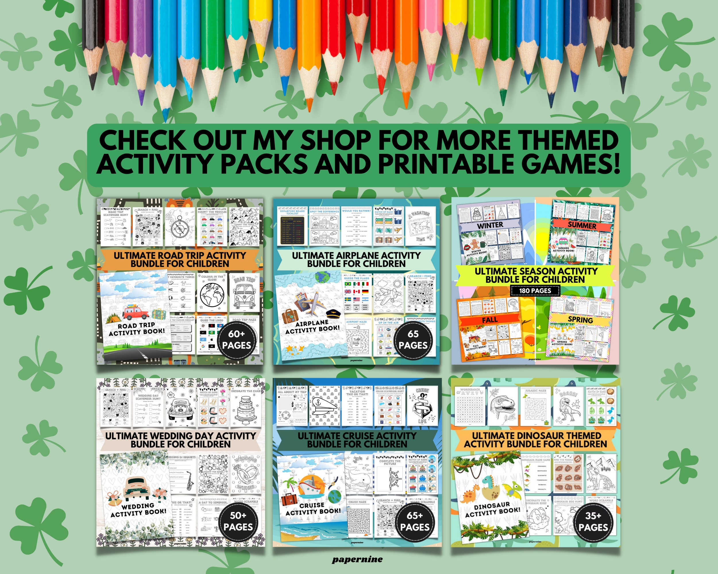 St Patricks Day Printable Placemat Colouring Sheet Holiday Childrens ...