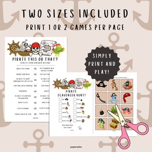Ultimate Pirate Printable Activity Book for Kids | Fun Games, Puzzles ...