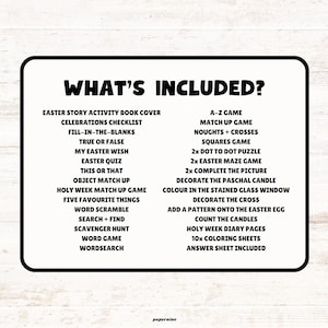 Ultimate Easter Story Printable Activity Book for Kids | Christian ...