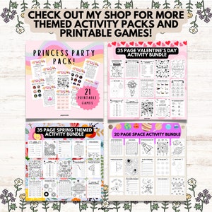 Ultimate Wedding Day Themed Printable Activity Bundle Pack for - Etsy