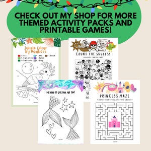 30 Children's Printable Christmas Colouring Pages Kids - Etsy