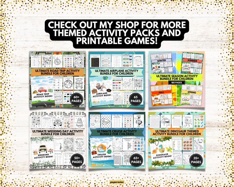 Ultimate New Years Eve Printable Activity Bundle for Children 35 Pages ...