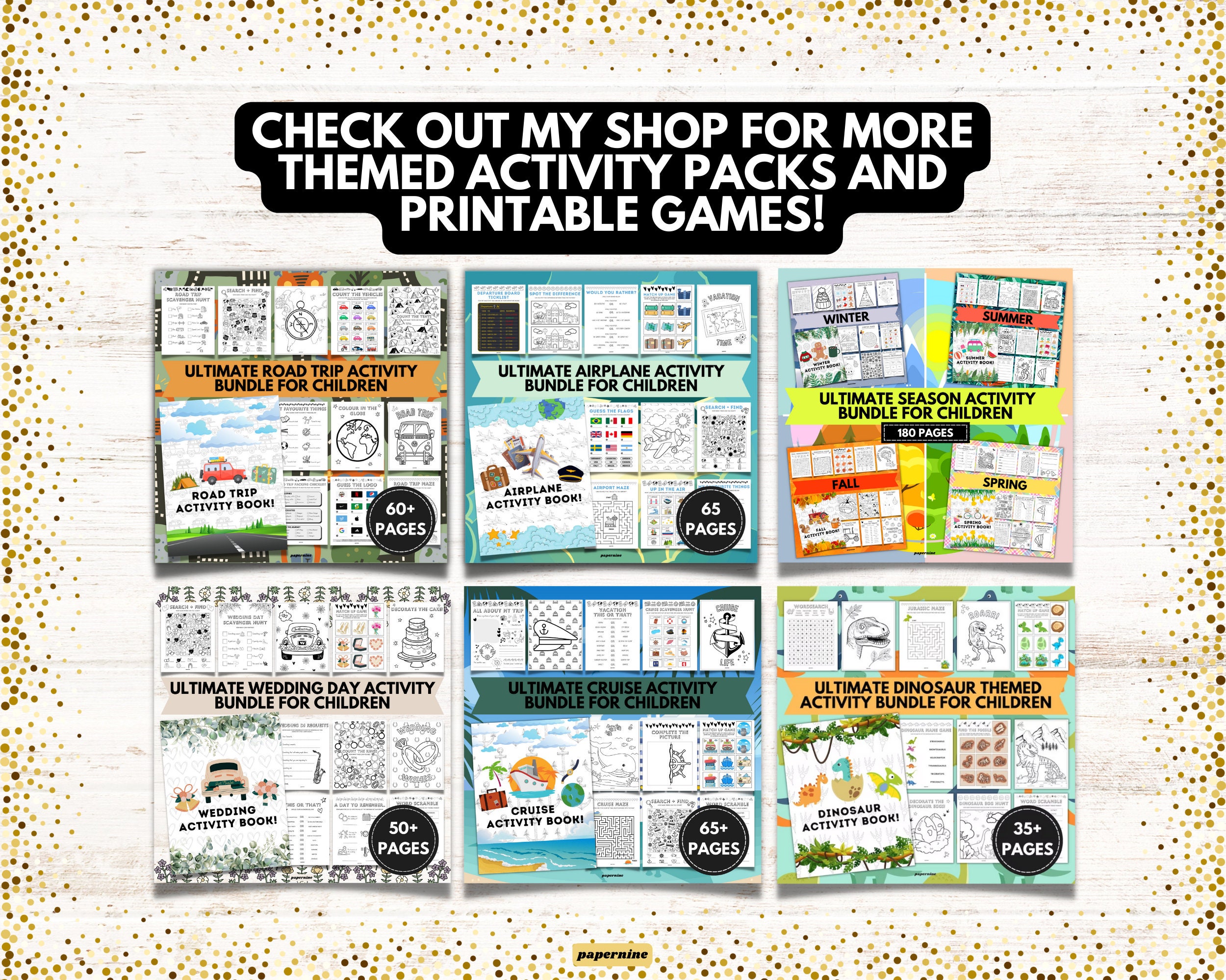 Ultimate New Years Eve Printable Activity Bundle for Children 35 Pages ...