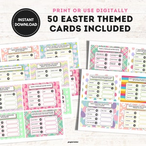 Easter Family Feud Game: Fun Printable Party Activity (instant Download ...