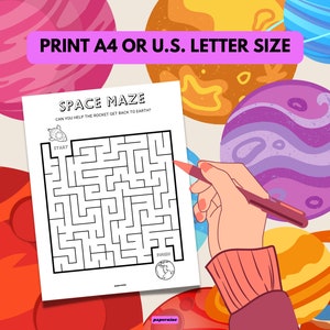 Ultimate Space Printable Activity Book for Kids | Fun Games, Puzzles ...