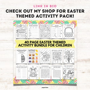 Easter Family Feud Game: Fun Printable Party Activity (instant Download ...