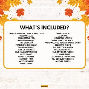 Ultimate Thanksgiving Printable Activity Book for Kids | Fun Games ...