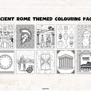 Ultimate Ancient Rome Printable Activity Book for Kids | Fun History ...