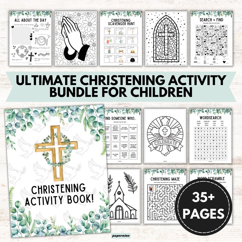 Baptism Party Games - Etsy