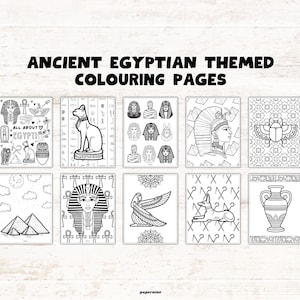 Ultimate Ancient Egypt Themed Printable Games Activity Bundle 40+ Pages ...