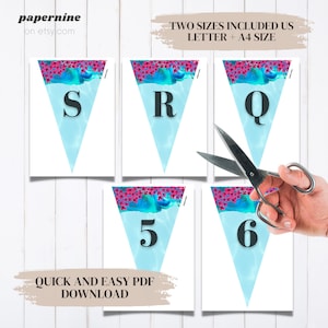 Mamma Mia Party Bunting | Printable ABBA Theme Banner Decor ...