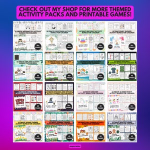 Ultimate Eurovision Themed Printable Games Activity Bundle 40 Pages ...