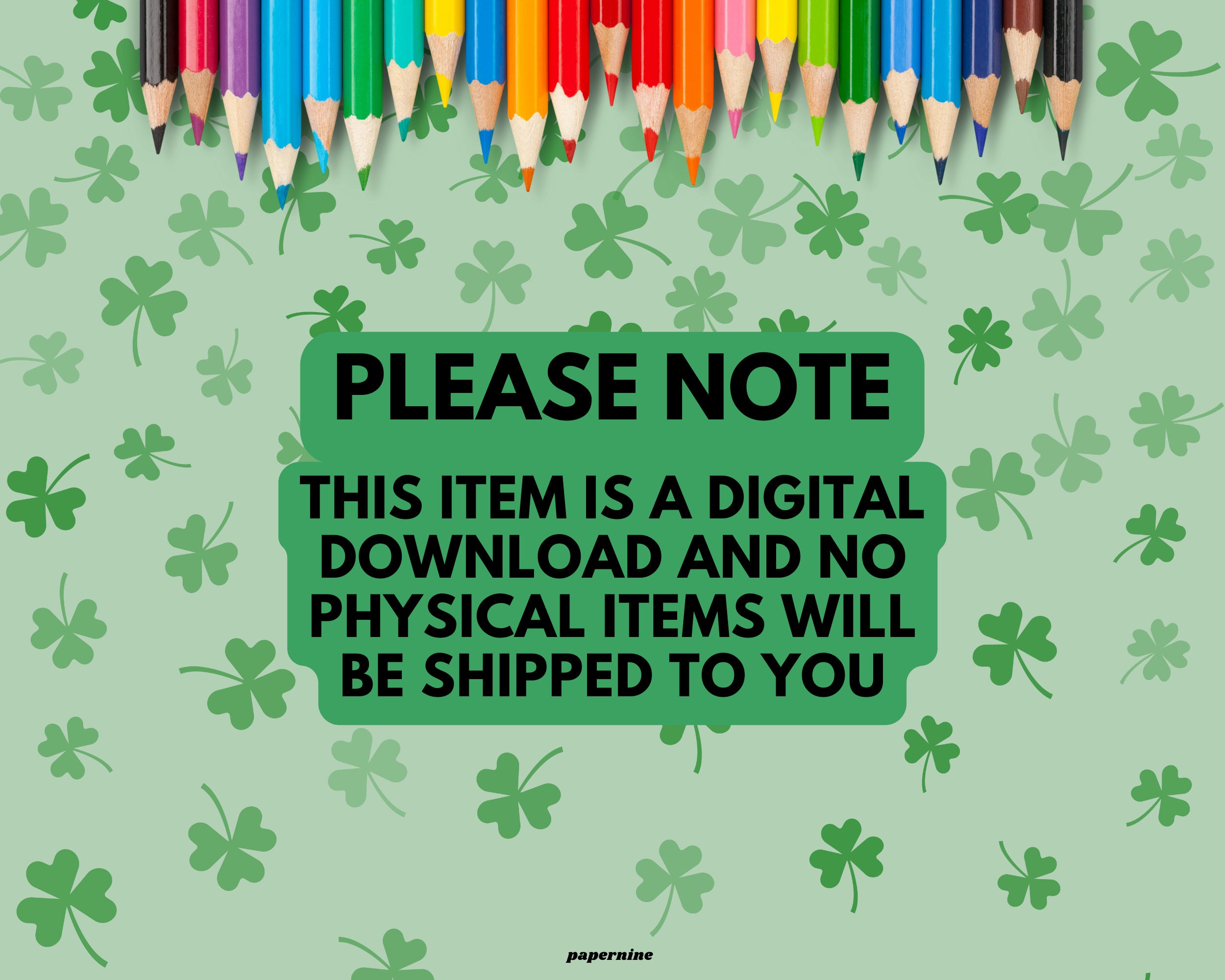 St Patricks Day Printable Placemat Colouring Sheet Holiday Childrens ...