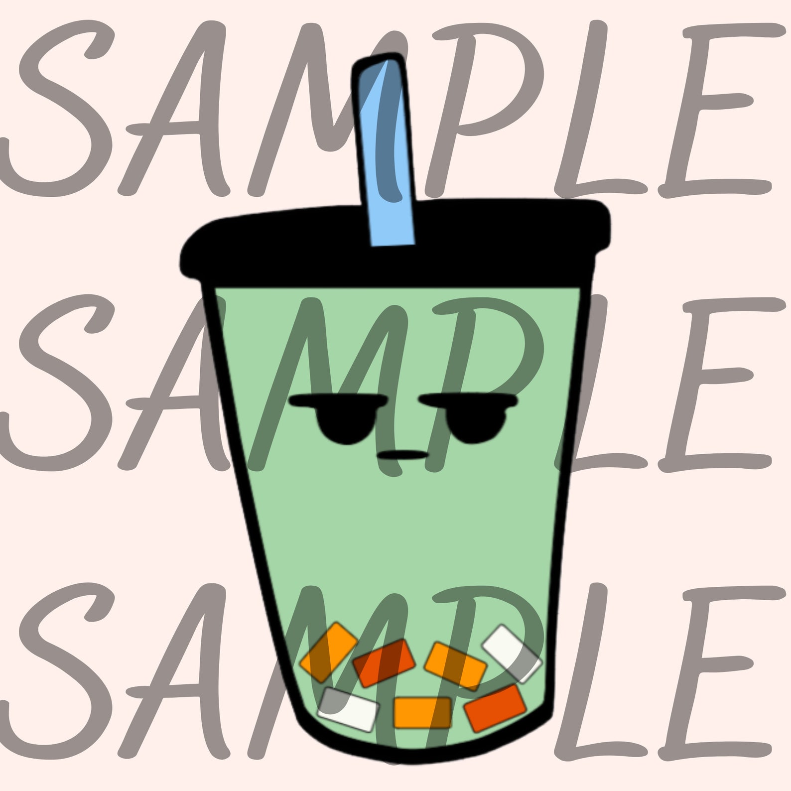 Boba Tea Door Decoration - Digital - Boba - Bubble Tea - RA - Door Dec ...