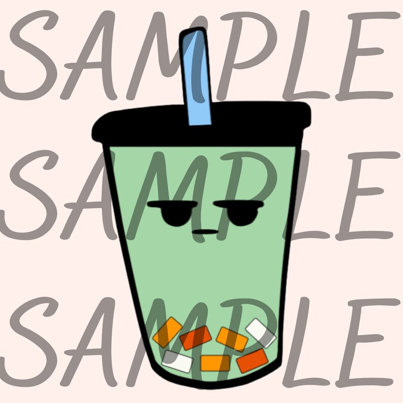 Boba Tea Door Decoration - Digital - Boba - Bubble Tea - RA - Door Dec ...